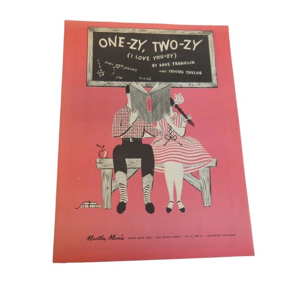 One-Zy Two-Zy I Love You-Zy | Other | Onezy Twozy I Love Youzy Sheet Music Dave Franklin Irving ...